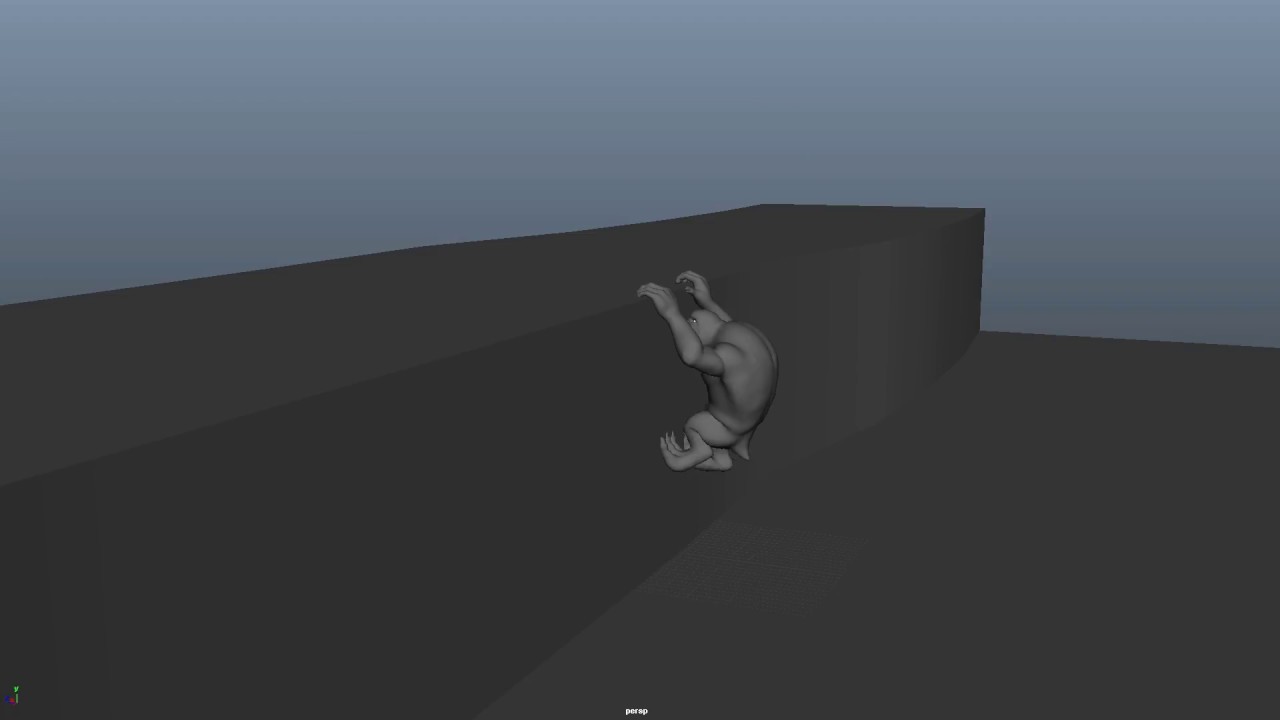 Giant climbing ledge animation - YouTube