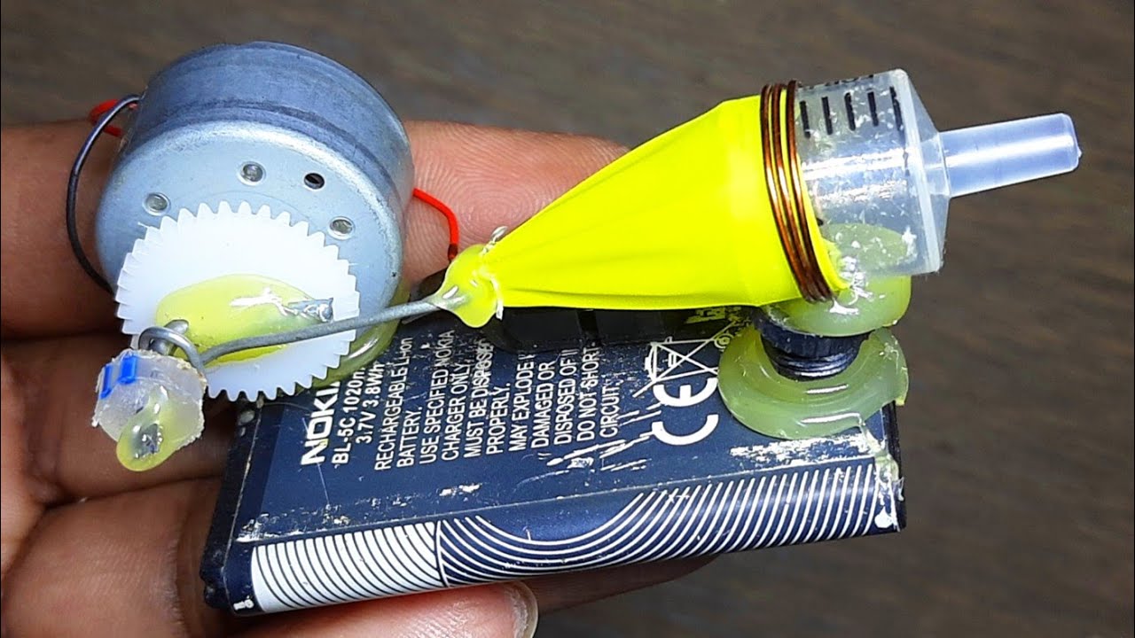 How to make mini air pump at home | Air compressor - YouTube