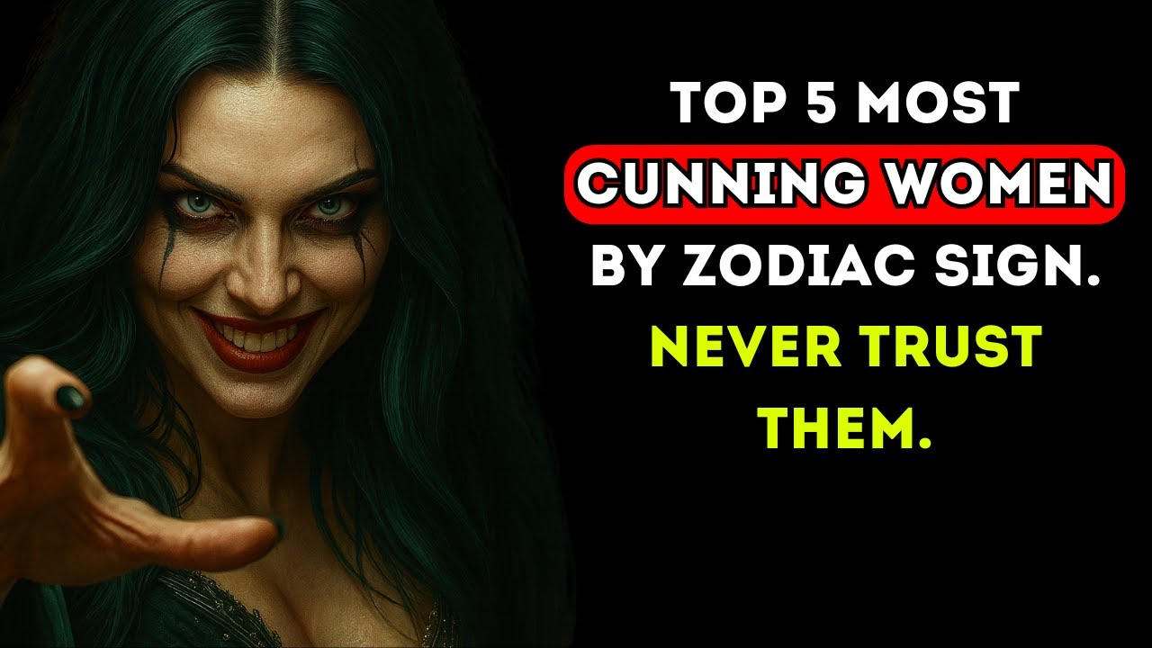 Top 5 Most Cunning Women by Zodiac Sign. Never trust them. - YouTube