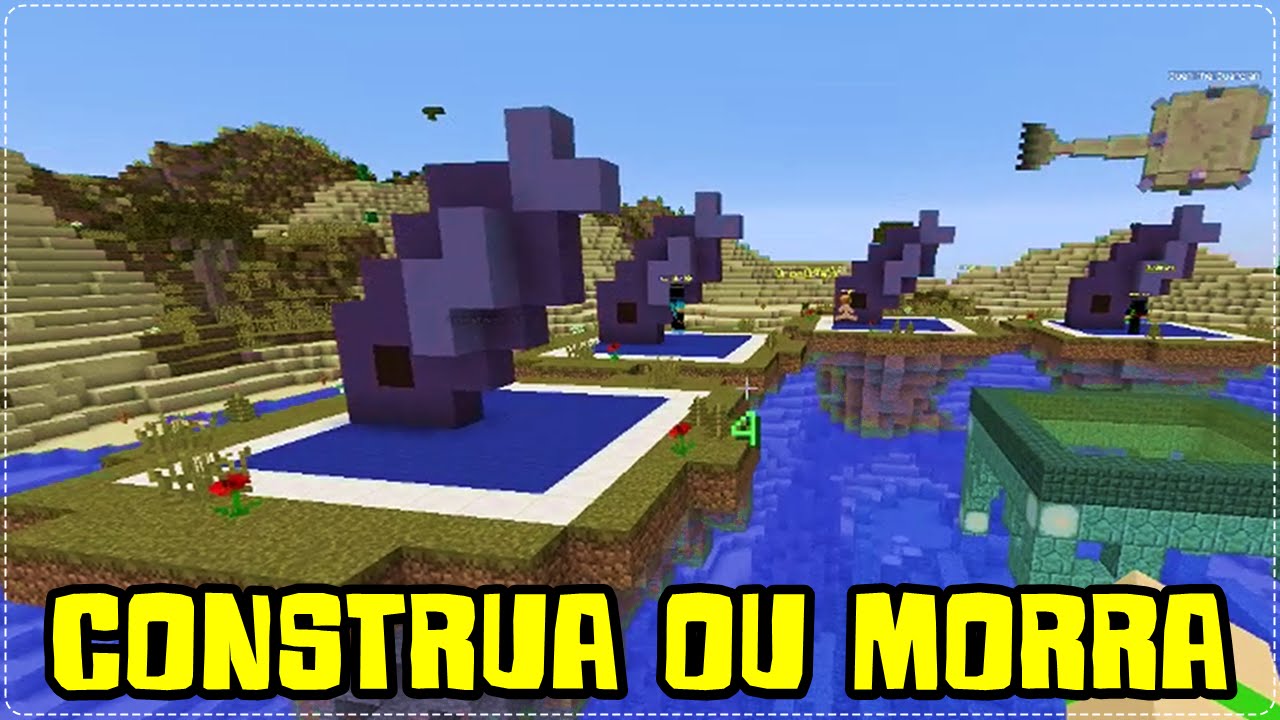 Minecraft: O POKEY APRENDEU A JOGAR?! - CONSTRUA OU MORRA! ft. Pokey ...