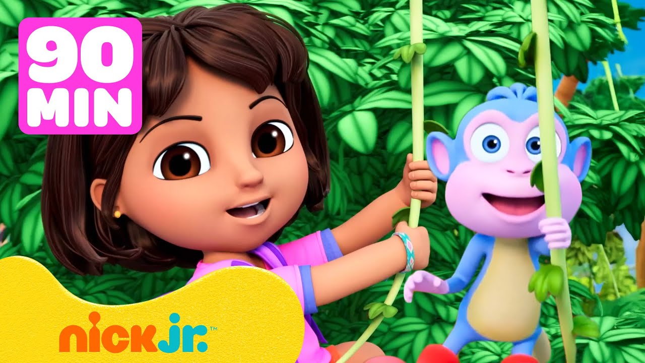 Dora | 90 minut przygód z Dorą i przyjaciółmi! 🎒🦊 | Nick Jr. Polska ...