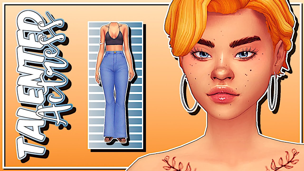 The Sims 4 | TALENTED ACTRESS 🎬💗 | CAS & Lookbook + CC Links - YouTube
