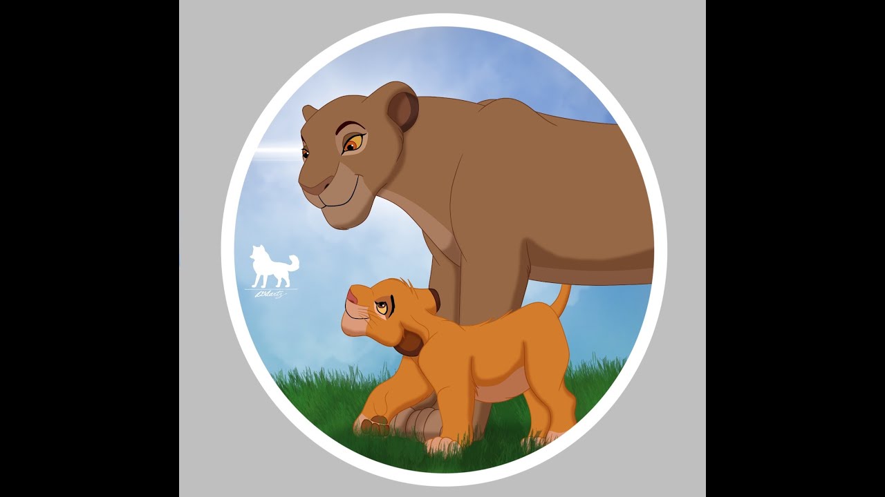 Procreate Lion King Fanart Speedpaint: Simba and Sarabi - YouTube