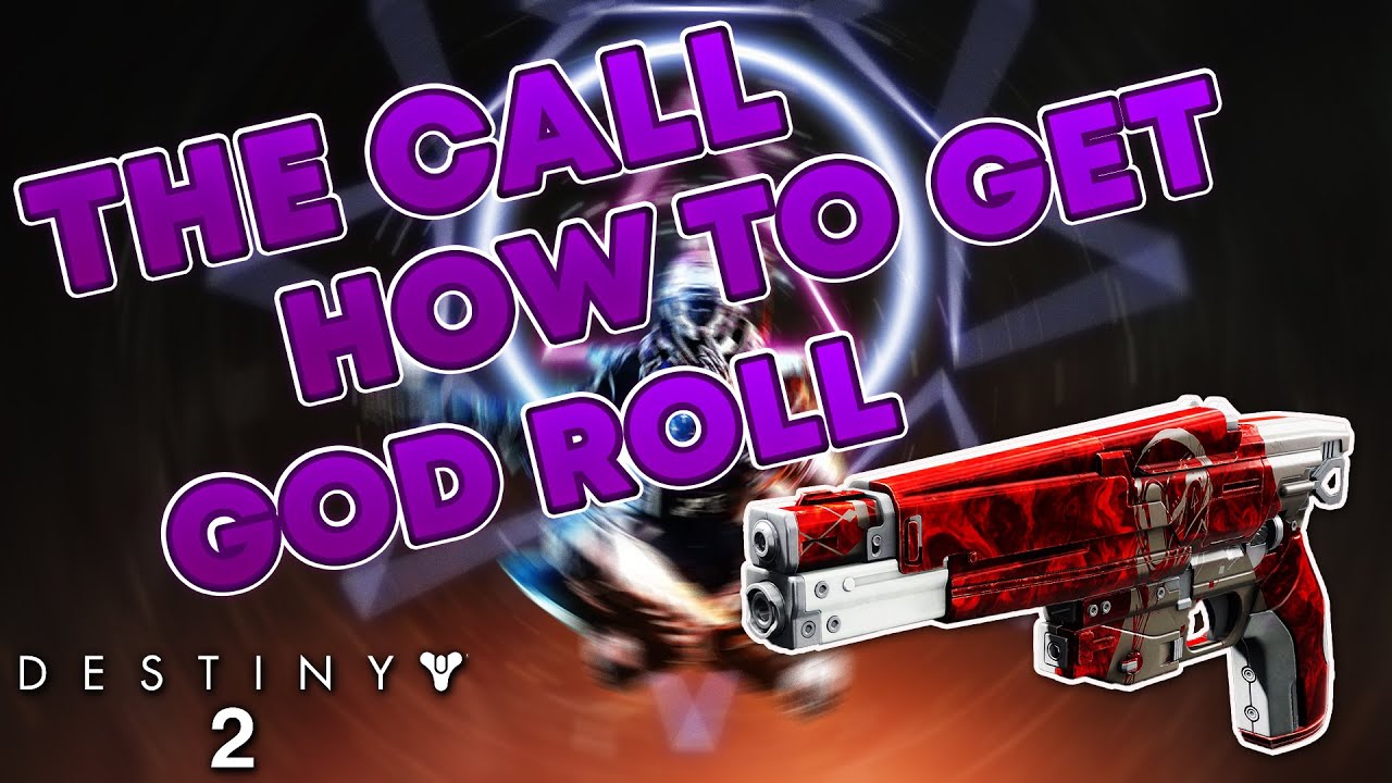 Destiny 2 - The Call - How To Get The Legendary Sidearm - God Roll for ...
