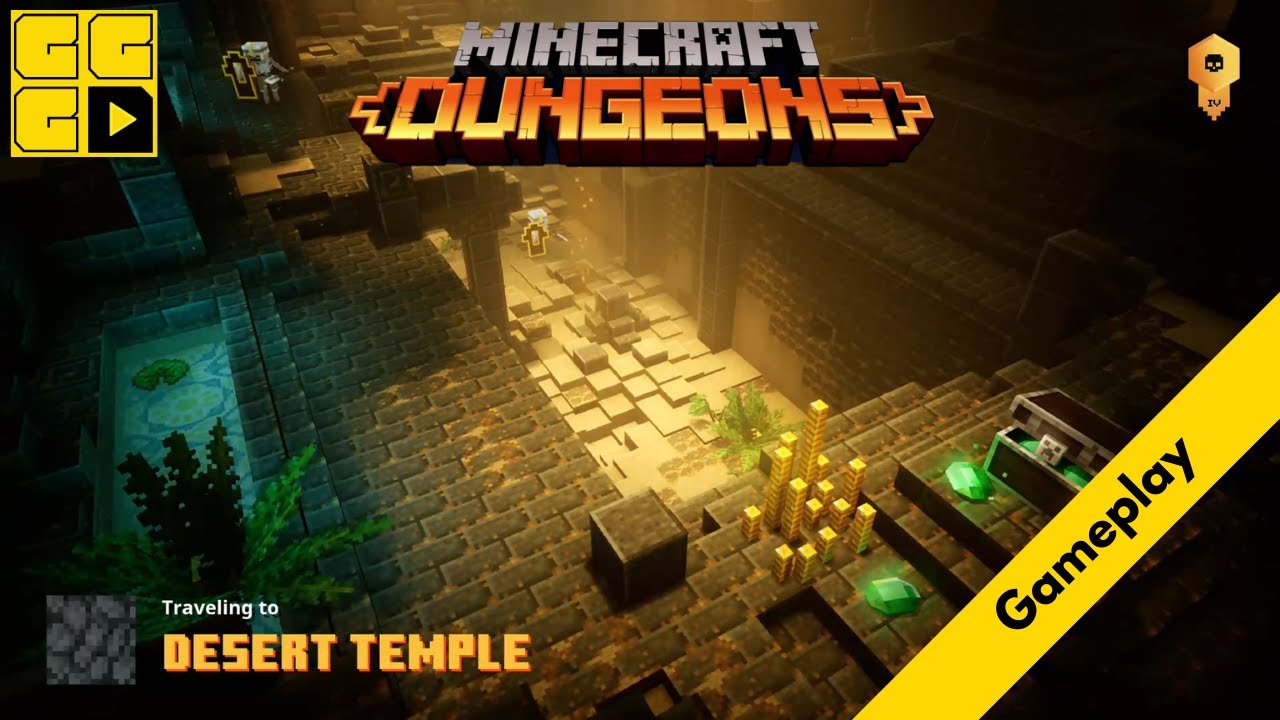 Minecraft Dungeons Desert Temple Gameplay - YouTube