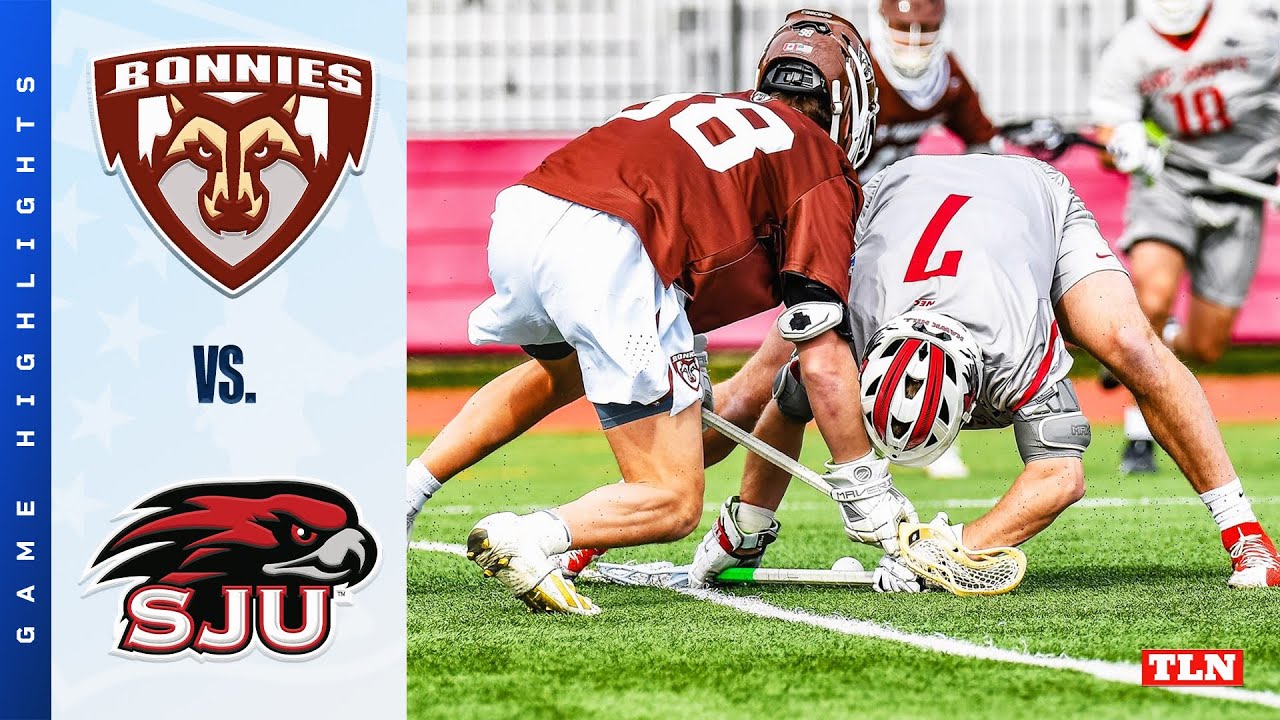 St. Bonaventure vs. St. Joseph's | College Lacrosse Highlights 2022 ...