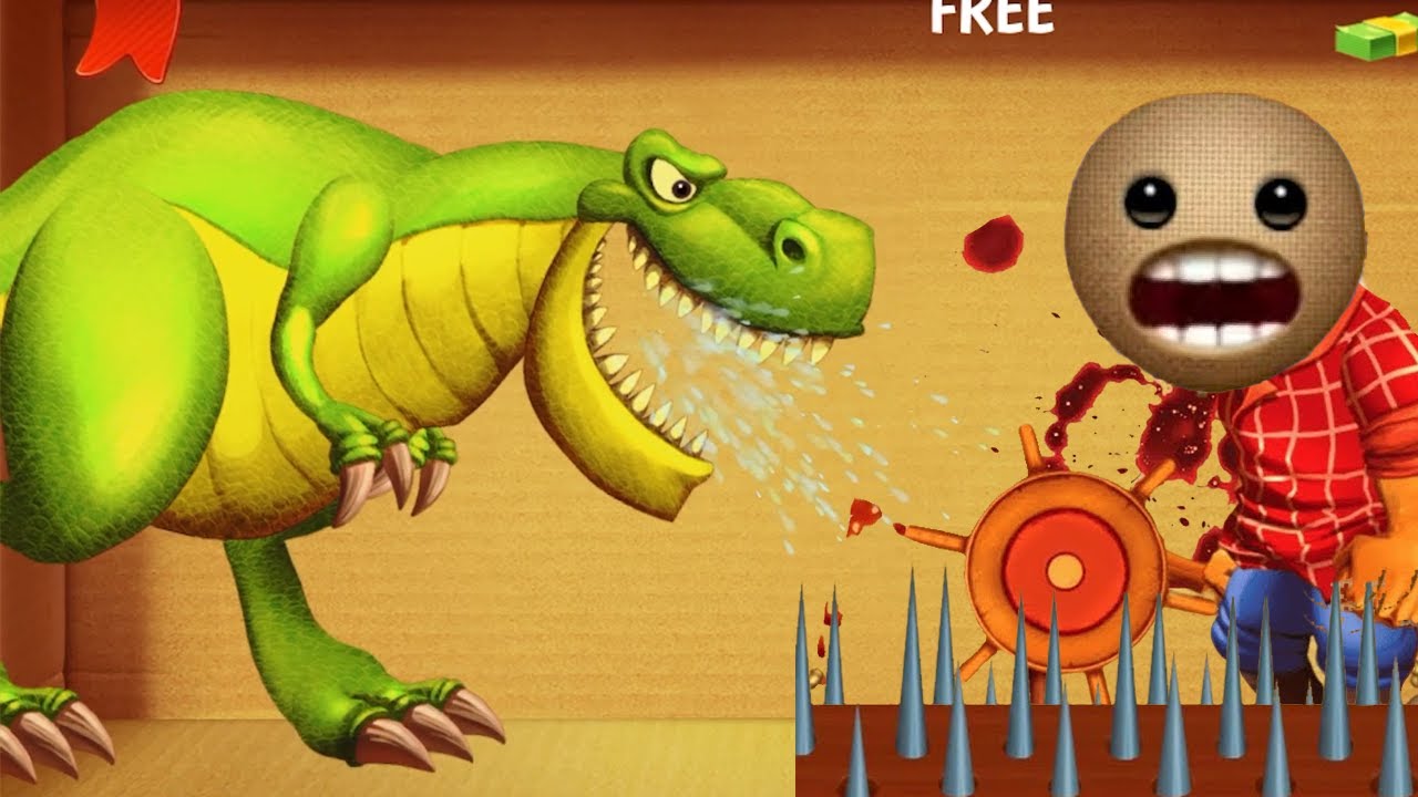 CRAZY T-Rex Dangerous vs The Buddy | Kick The Buddy - YouTube