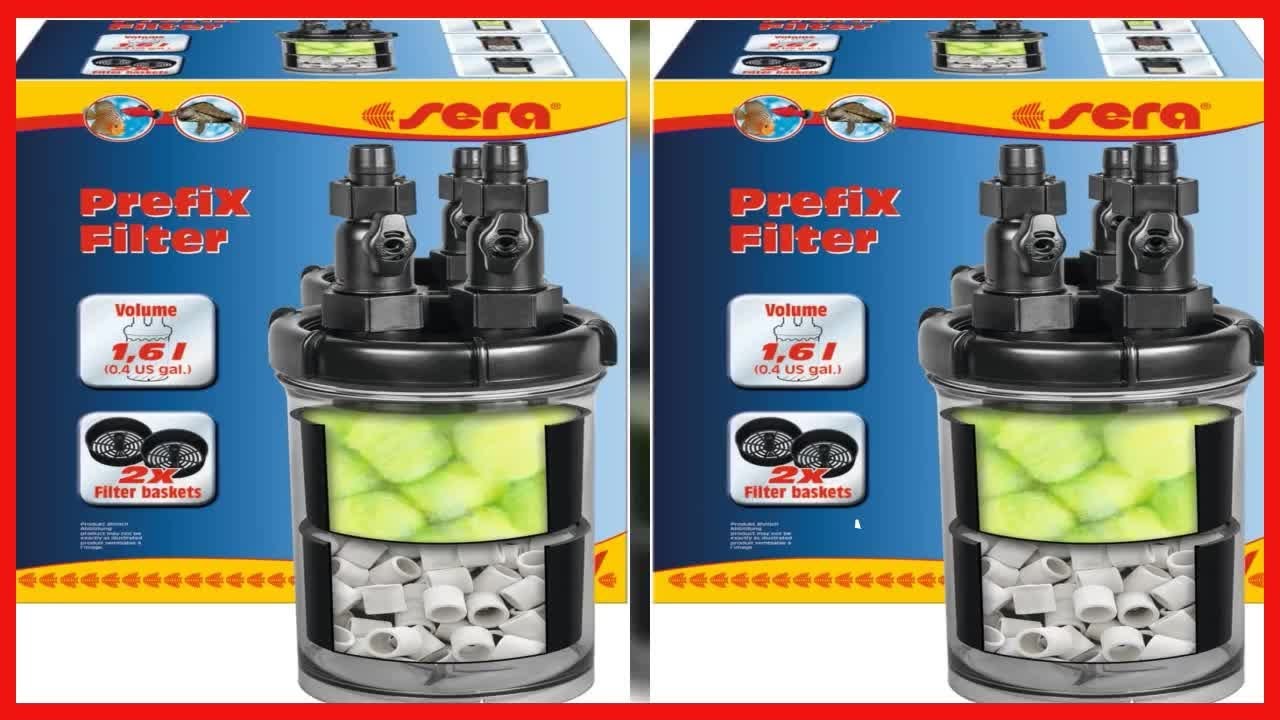Sera 32155 Prefix Filter Media Reactor - YouTube