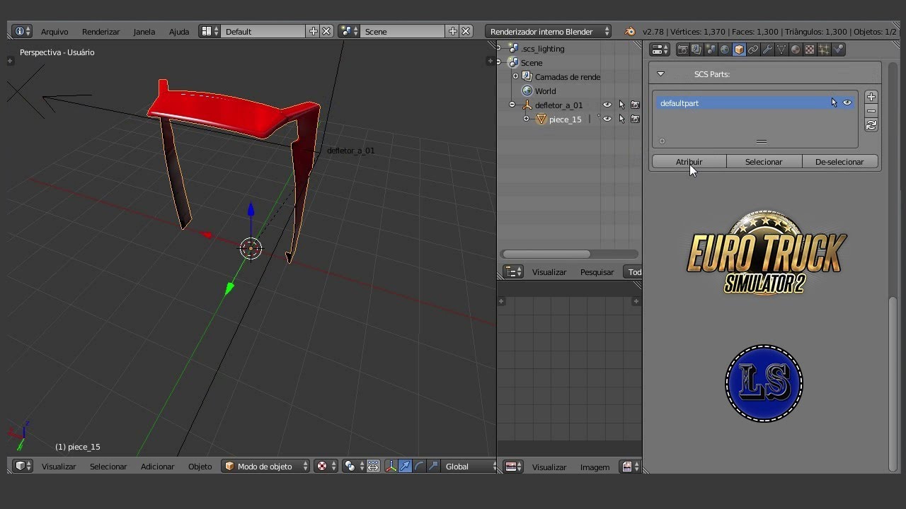 COMO COLOCAR ACESSÓRIOS OPCIONAIS - SCS BLENDER TOOLS - ETS2 1.32 - YouTube