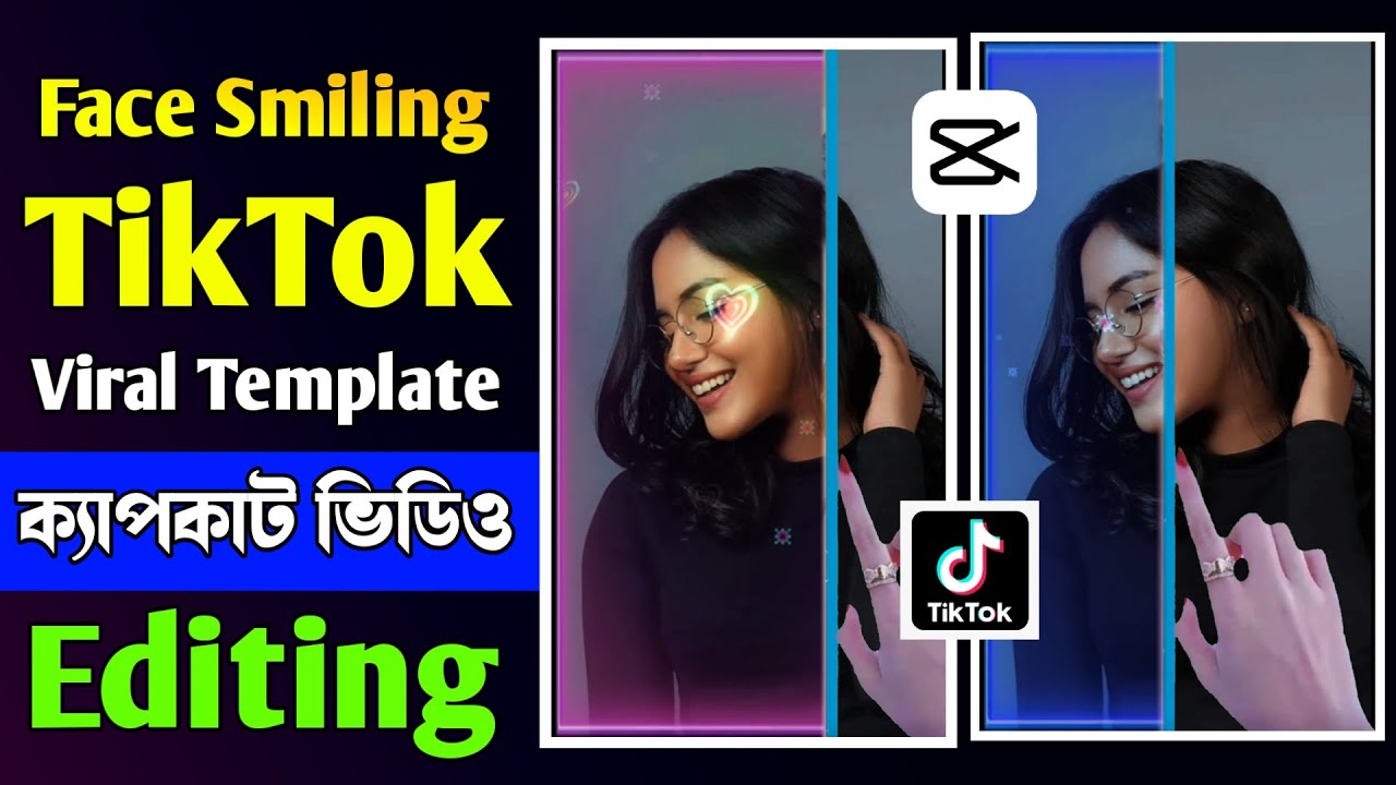 TikTok Viral Face Smiling Template Video Editing || Smile Face New ...