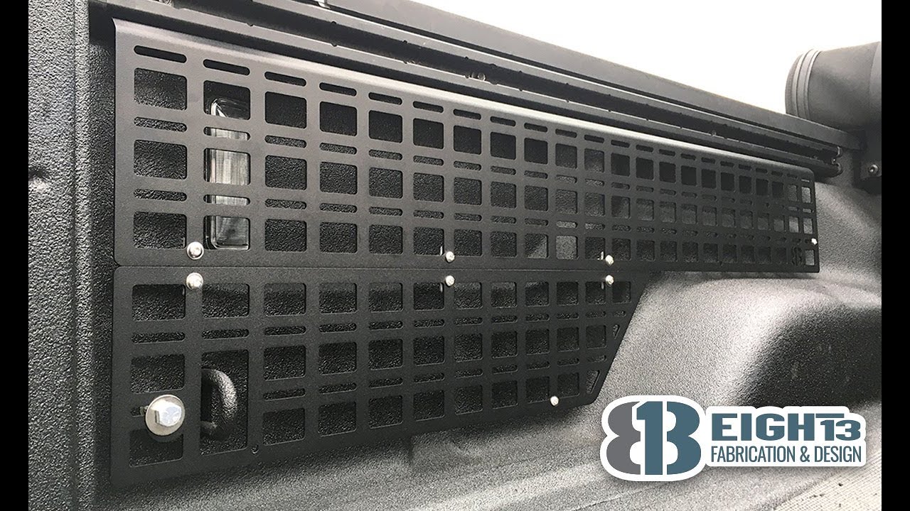 Jeep Gladiator Full or Half BedSide MOLLE Panels - 813 Fabrication ...