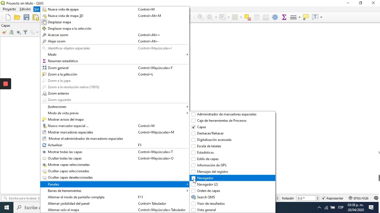 Activar panel de capas y navegación - YouTube