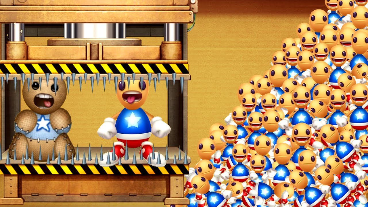 999 New Buddyman vs Crazy Machines Press | Kick the Buddy vs Kick the ...