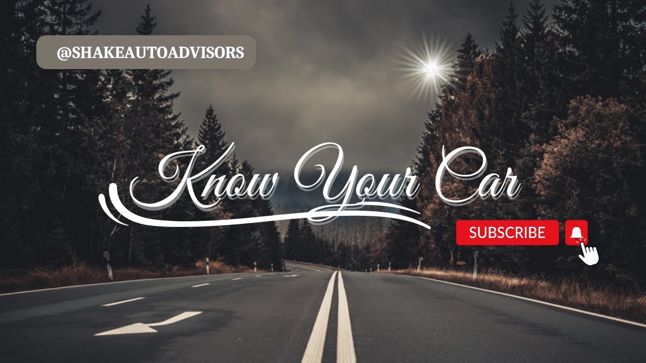 Basic Car Knowledge Part 1 - YouTube