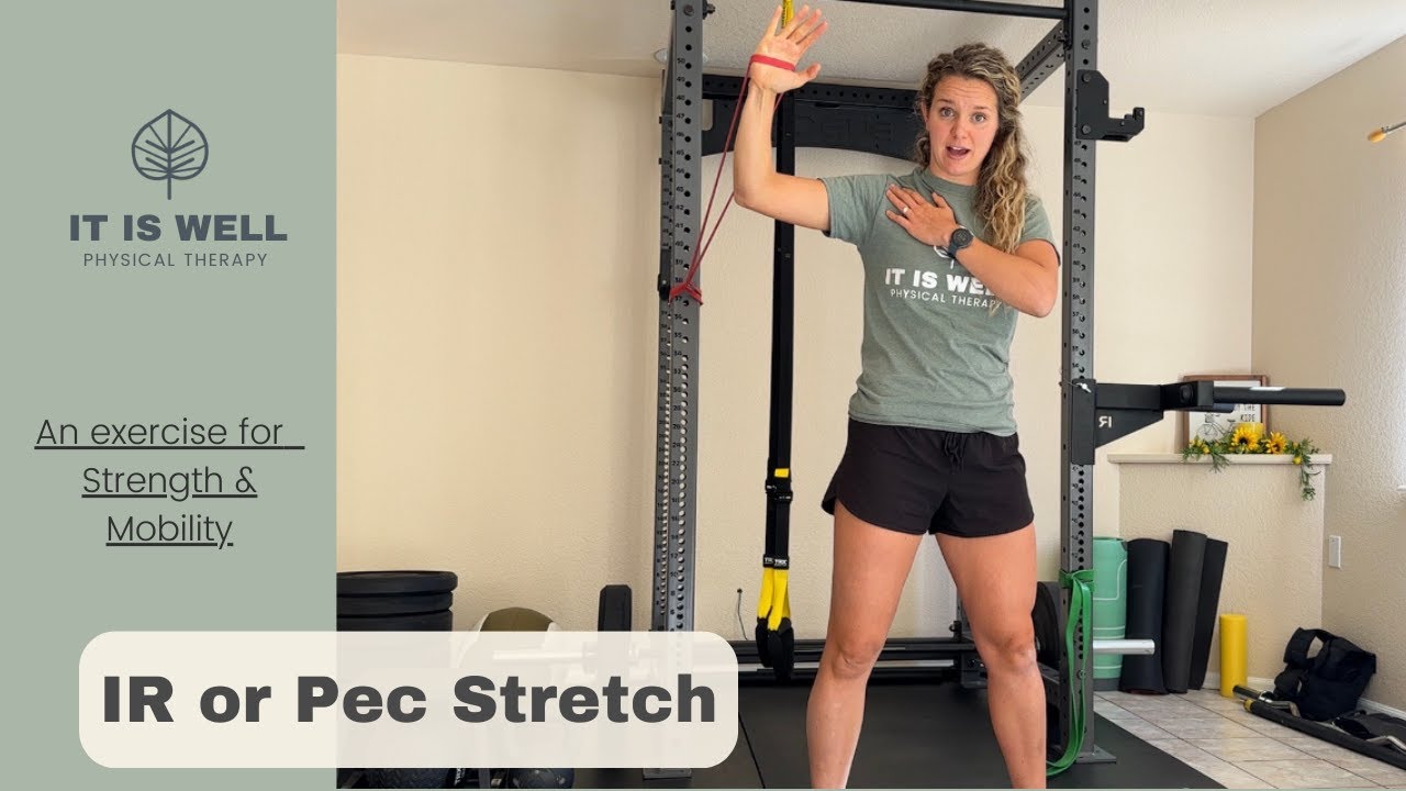 Eccentric Internal Rotation - External Rotation or Pec Stretch - YouTube