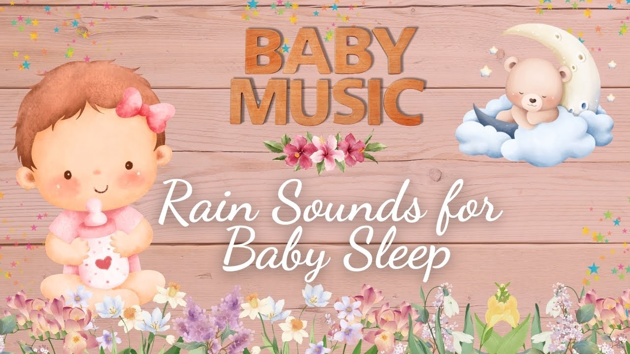 Rain Sounds & Gentle Music Box Lullaby for Baby Sleep | 1 Hour🌙 - YouTube