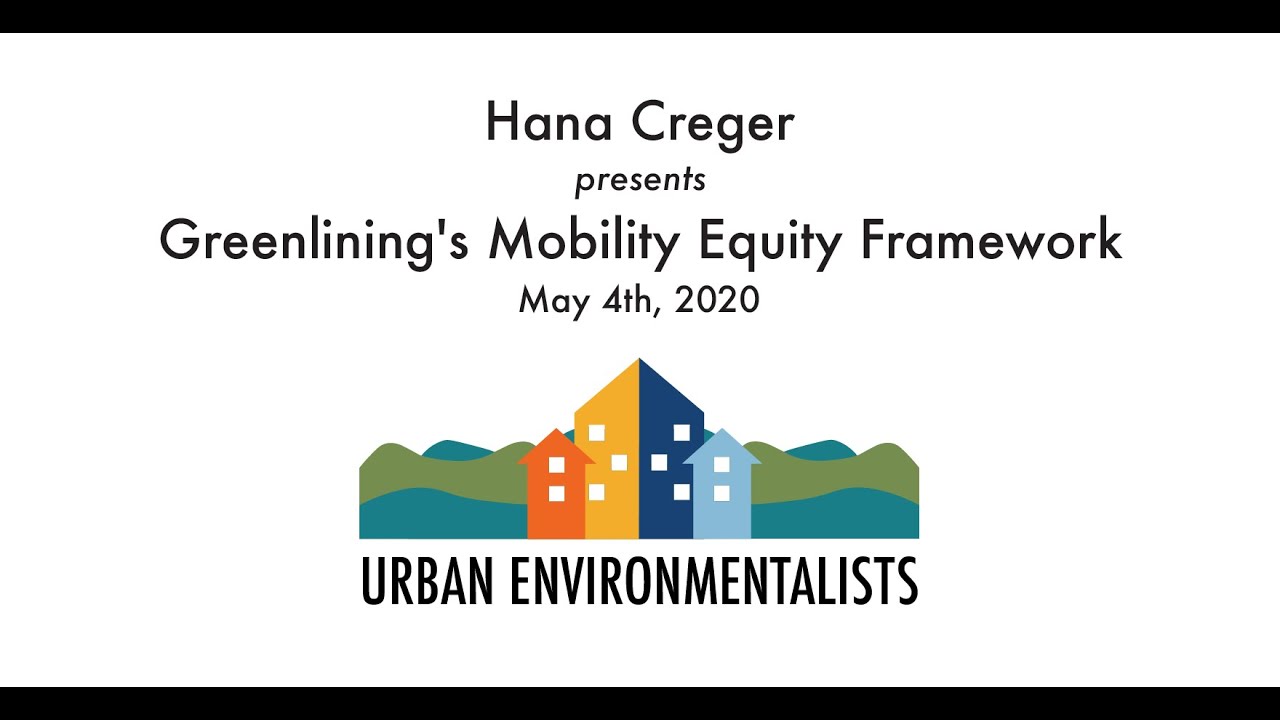 Greenlining's Mobility Equity Framework - YouTube