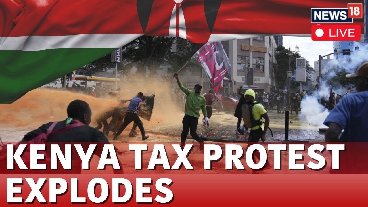 Kenya Anti Tax Protest LIVE News | Kenya Parliament Building Under ...