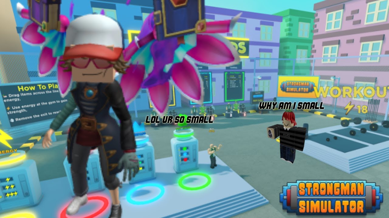 Playing Strong Simulator | Roblox - YouTube