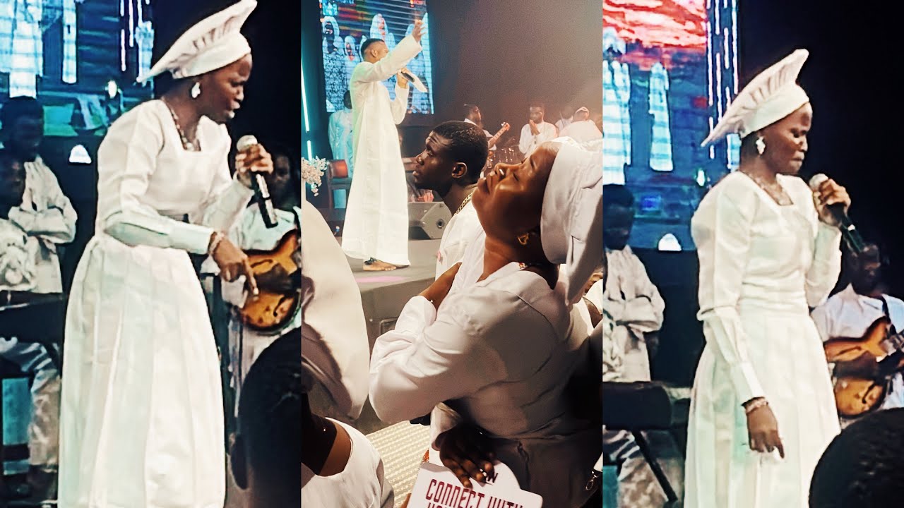 PEOPLE FALL UNDER ANOINTING AS BOLA HALLELUJAH TAKES THE WORSHIP CLOSE ...