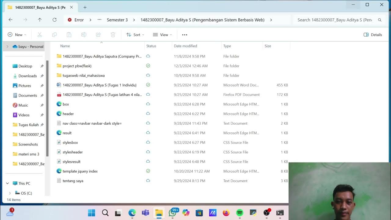 1482300007 Bayu Aditya S Tugas Pbw Install virtualenv - YouTube