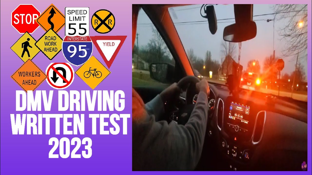 DMV WRITTEN TEST ACTUAL TEST WITH CORRECT ANSWERS 2023 - YouTube