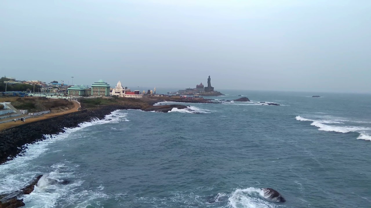 Kanyakumari sea View from View Tower - YouTube