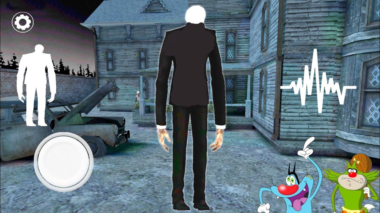 Playing As Slender Man In Granny 3 Horror Game With Oggy and Jack - YouTube