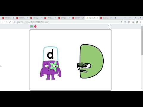 Alphablock D gets grounded