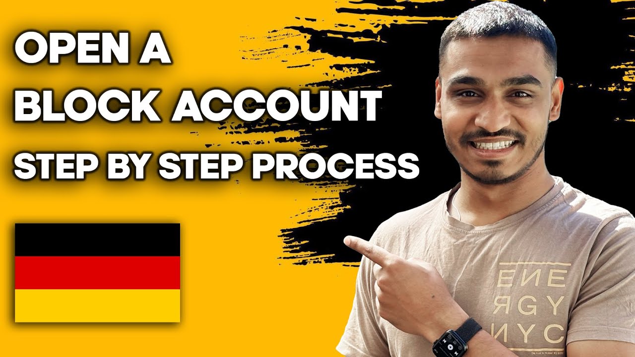 How To Open A Block Account For Germany | Part 1 - YouTube