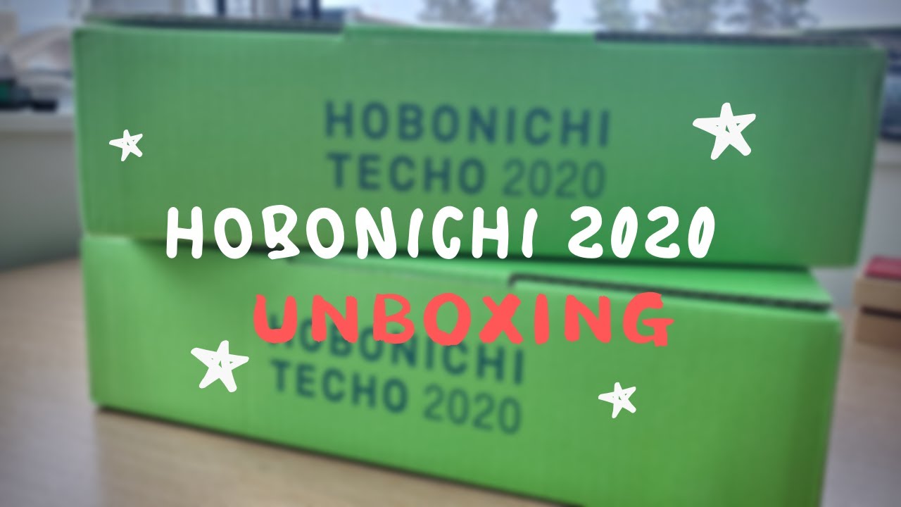 Hobonichi 2020 Unboxing - YouTube