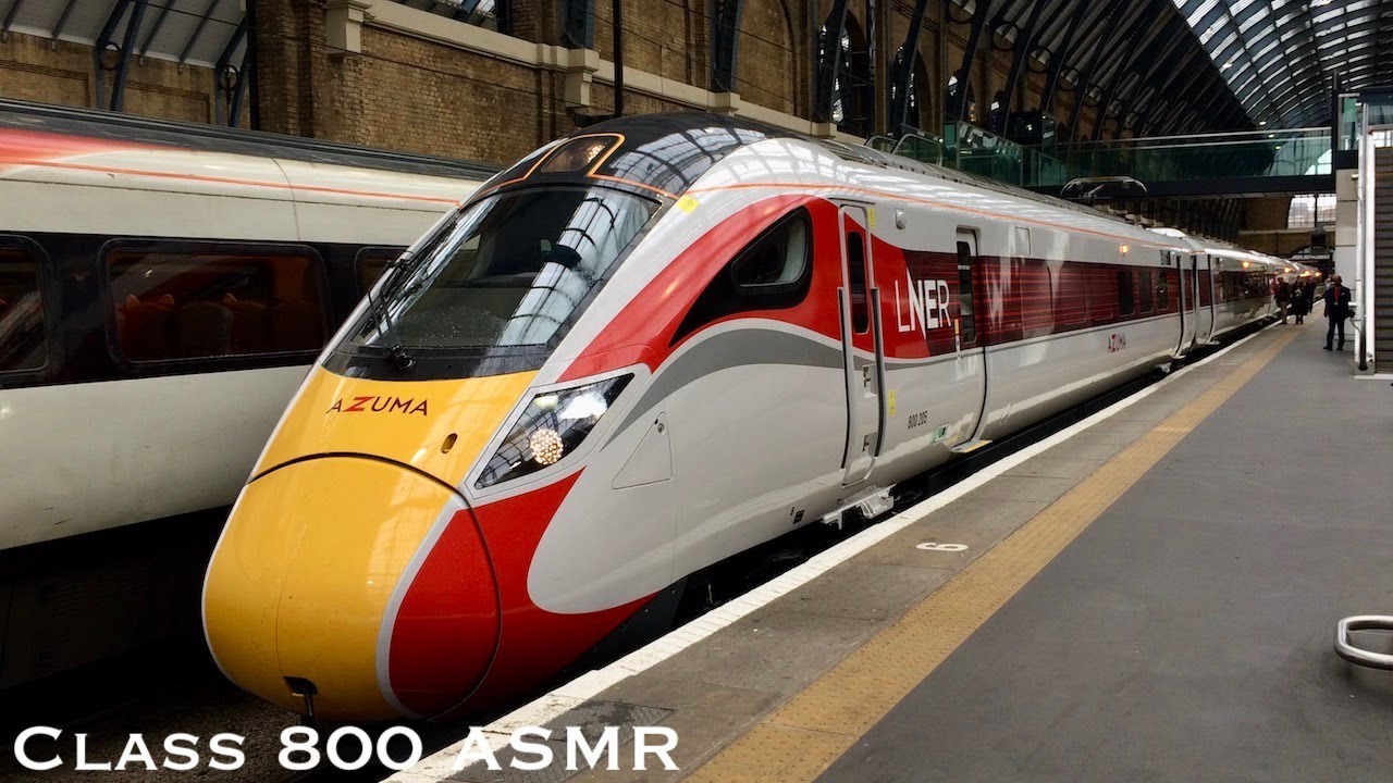 First Class Ambience on a British Rail Class 800 - YouTube