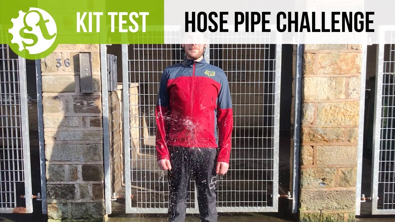 The Hose Pipe Challenge - Waterproof Kit Test For Mountain Bikers - YouTube