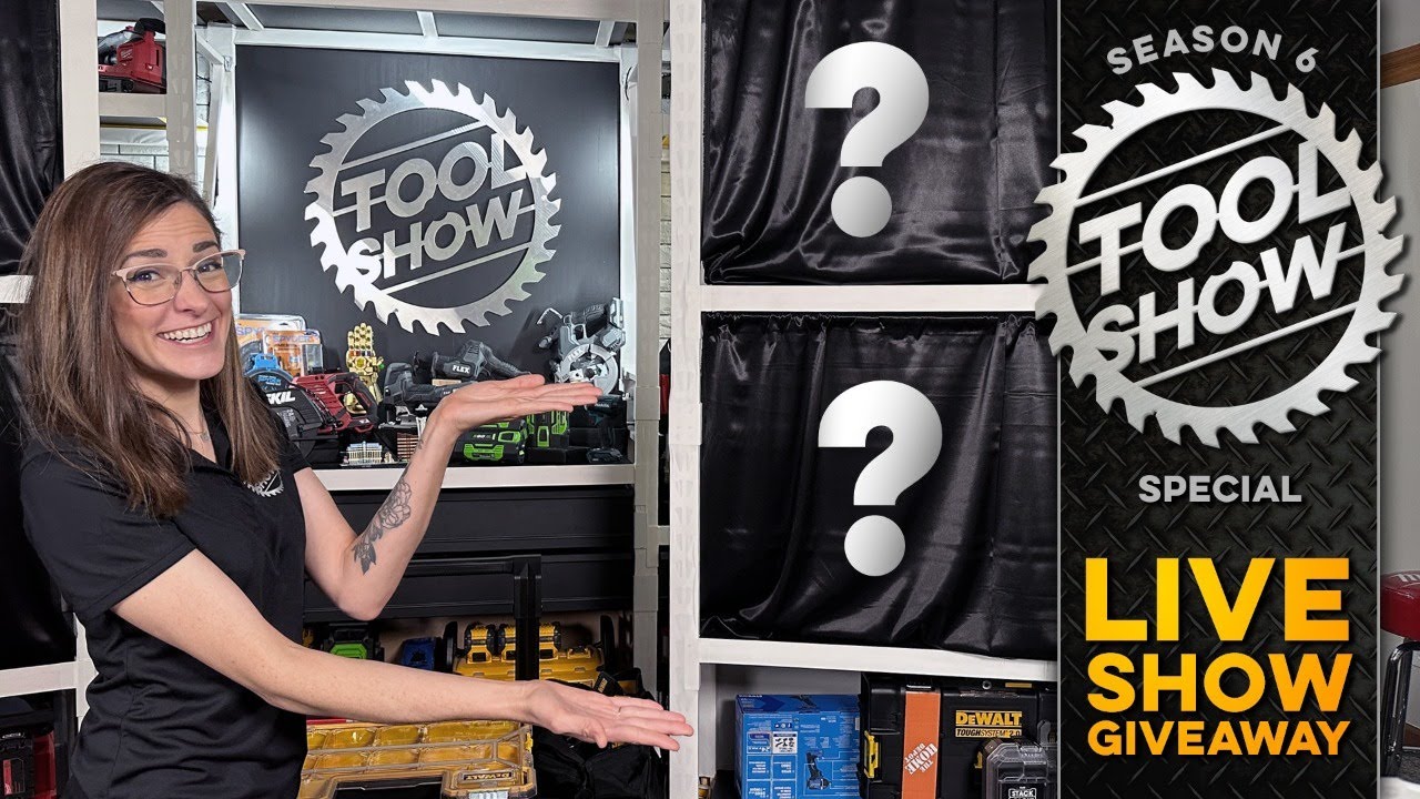 LIVE Tool Show Double Shelf Power Tool Giveaway Event! Join the Chat ...