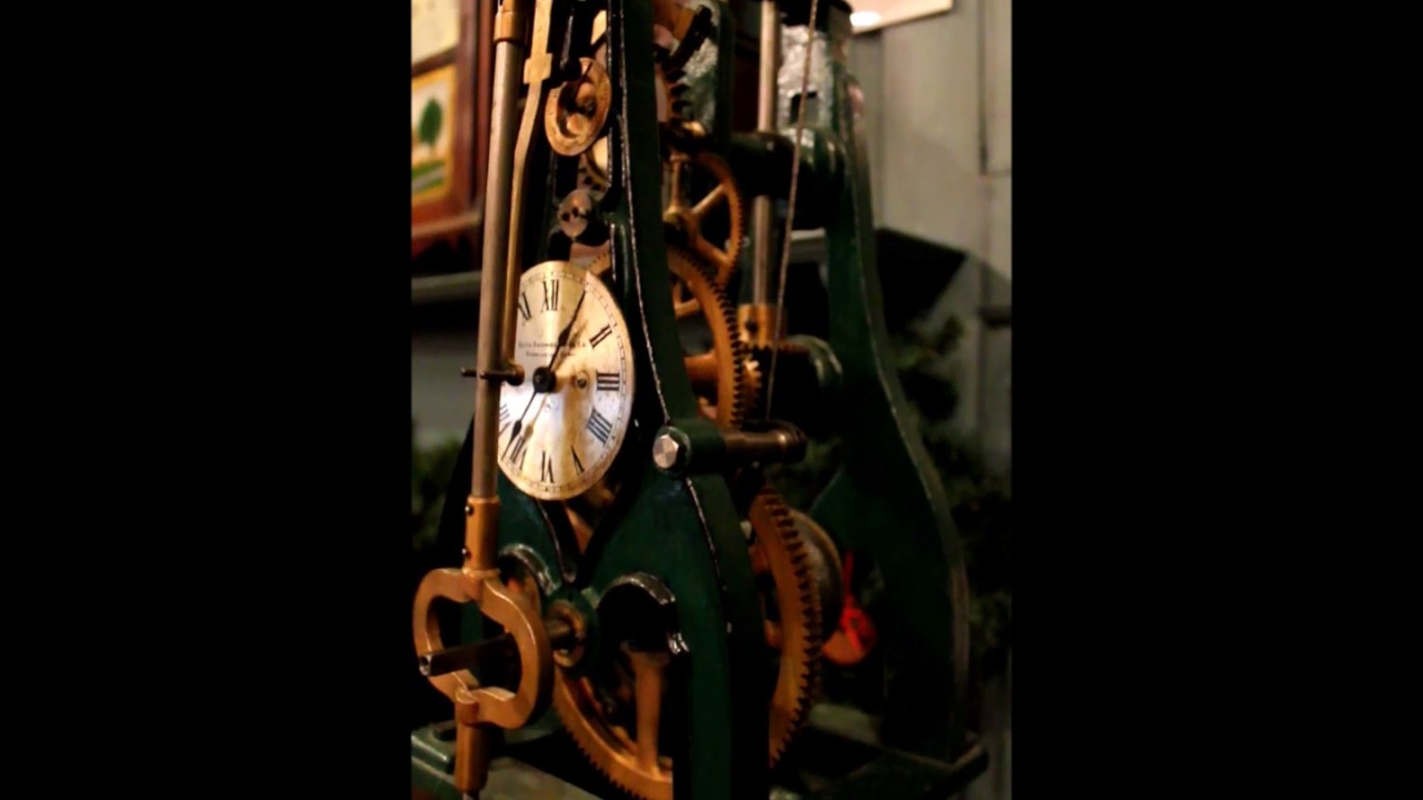 1914 Model #4 Seth Thomas Tower Clock running - YouTube