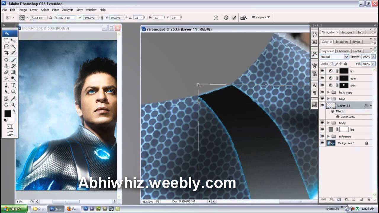 Ra one Painting (Video).avi - YouTube