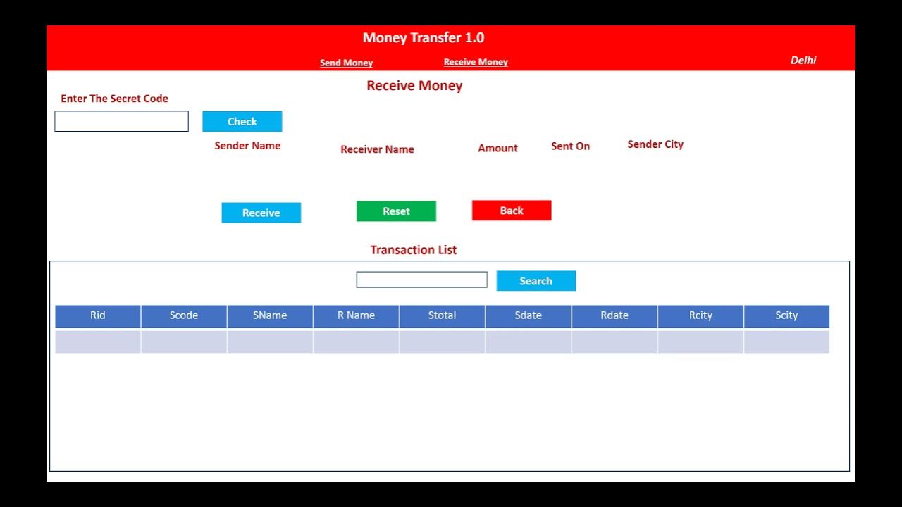 Money Transfer Project in C# | Windows Forms - YouTube
