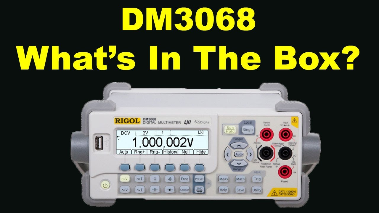 "What's in the Box": DM3068 RIGOL Multimeter - YouTube