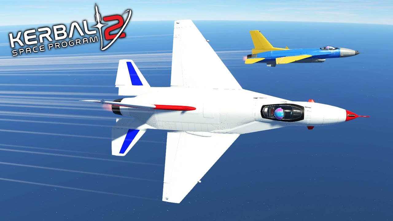 F-16 Fighting Falcon flies like a dream! - Kerbal Space Program 2 - YouTube