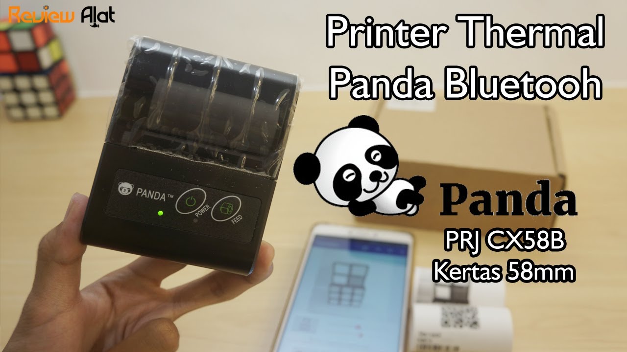 Printer Thermal Bluetooth panda PRJ CX58B - Mantap👍 - YouTube