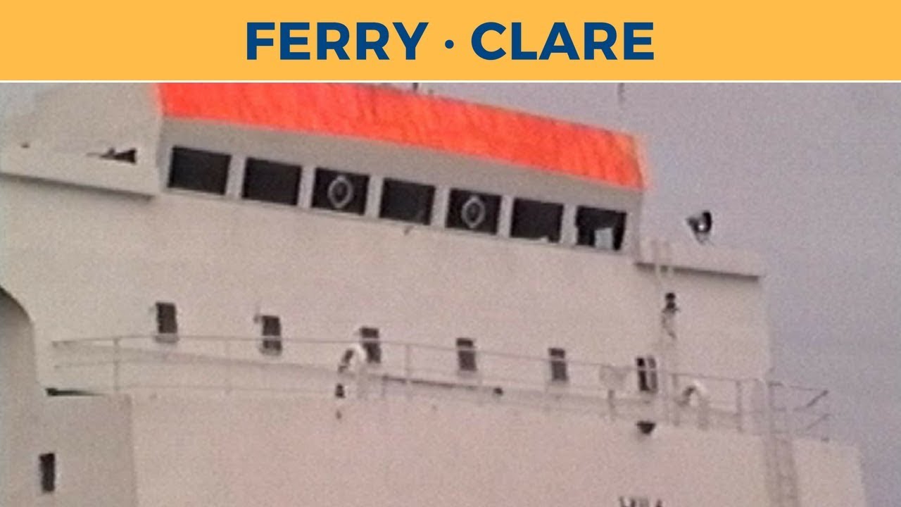 Classic Ferry Video 1997 - Departure of ferry CLARE in Rendsburg ...