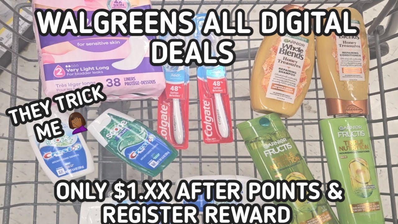 WALGREENS ALL DIGITAL DEALS| ONLY $1.XX AFTER REGISTER REWARD # ...