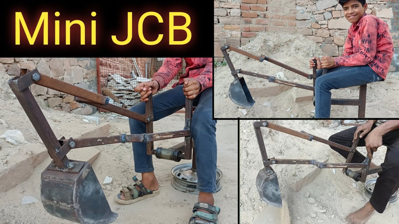 How To Make Mini JCB - YouTube