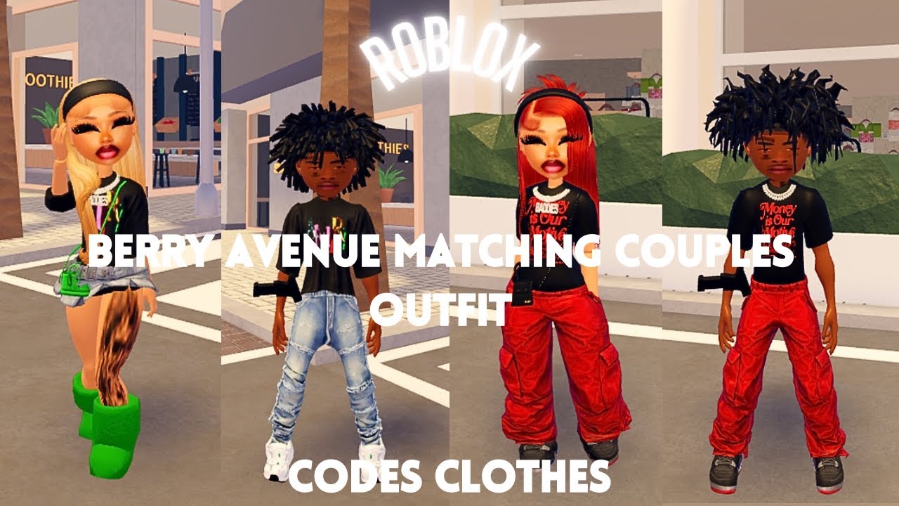Roblox Berry Avenue Matching Couples Outfit Codes Clothes - YouTube