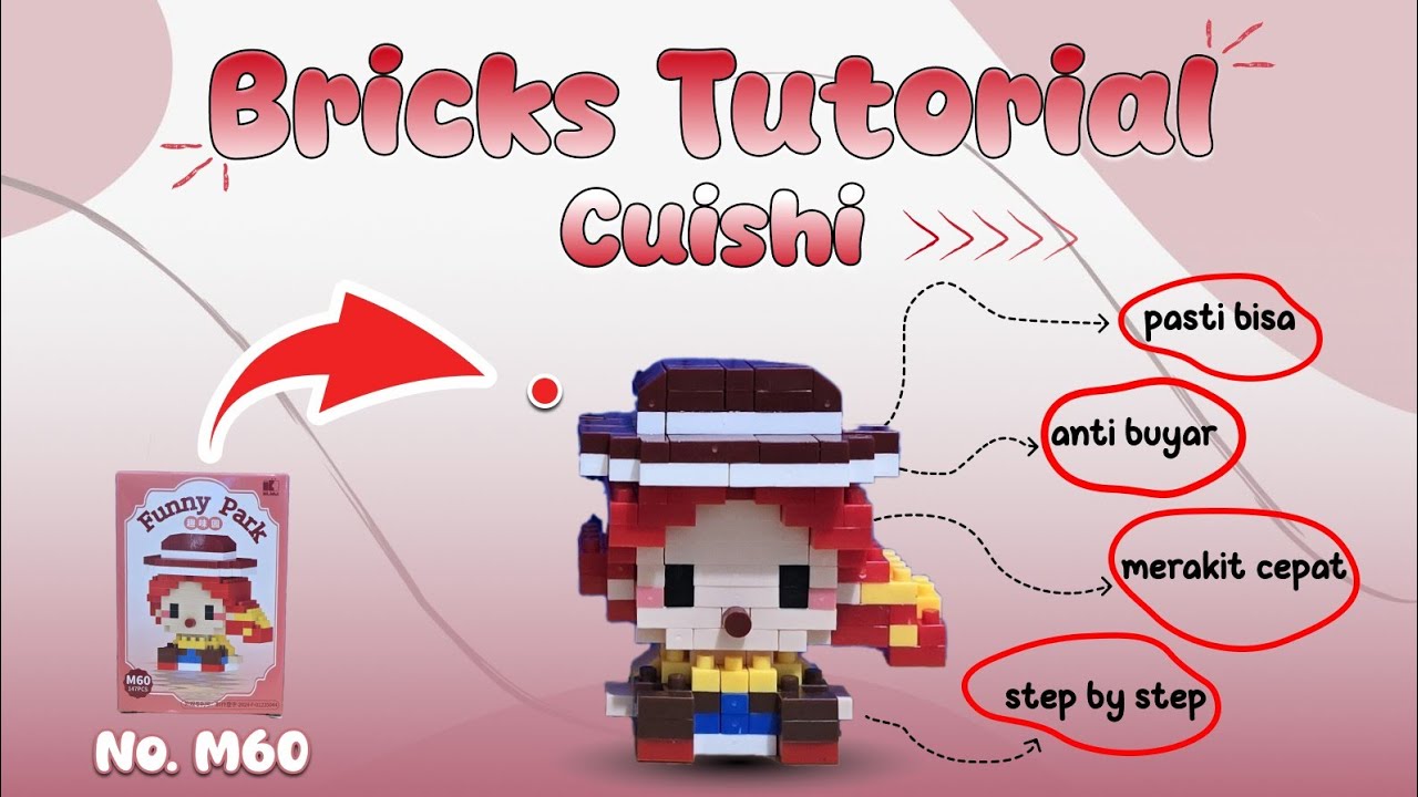 HOW I MAKE MINI LEGO BRICKS NANO BLOCKS DREAM CASTLE SERIES NO. M60 ...