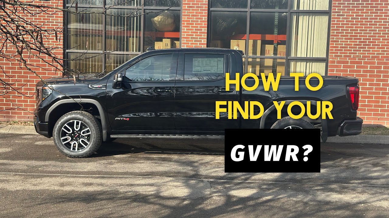 How to Locate Your GVWR sticker inside of Your GMC Sierra 1500 AT4 ...