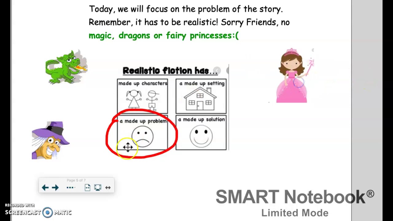 Realistic fiction Problem - YouTube