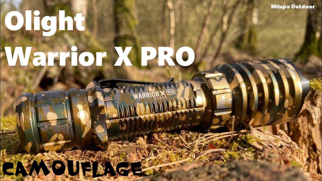 "Olight Warrior X PRO" DESERT CAMO//Taschenlampen-Review/Ltd. Edition ...