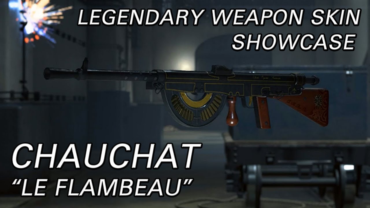 [BF1] Chauchat LMG "Le Flambeau" - Legendary Skin Showcase - YouTube
