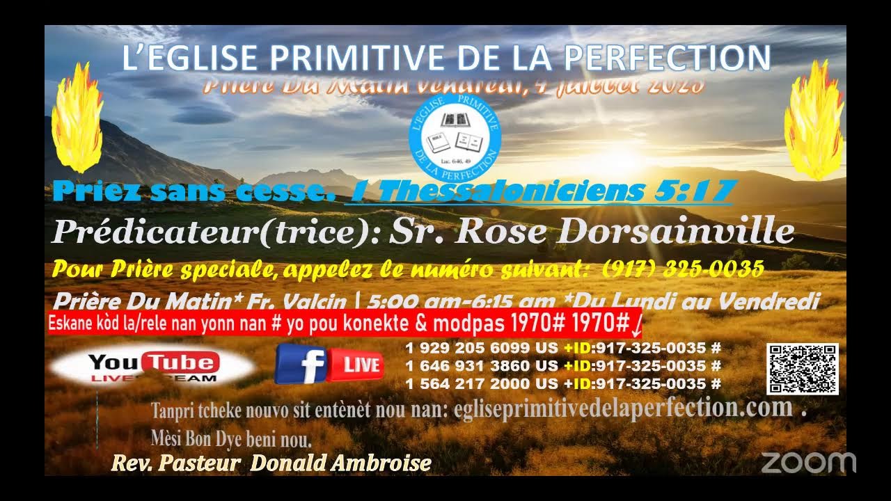 Dieu et les divertisements- Vendredi, 04 Juillet 2025- Soeur: Rose ...